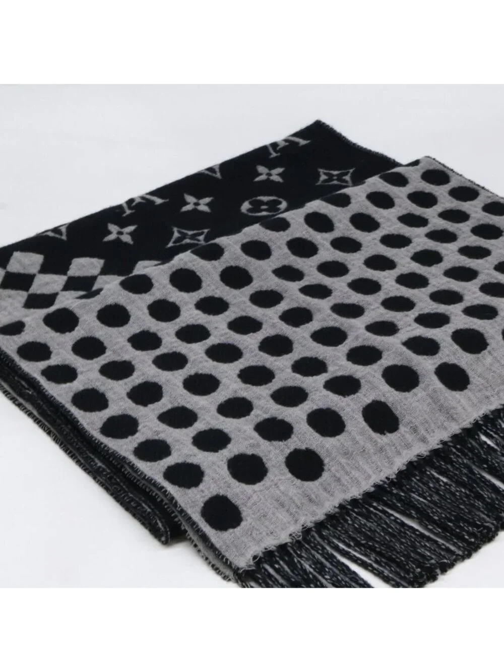 Louis Vuitton | Accessories | Louis Vuitton Echarpe Polkagram Wool ...